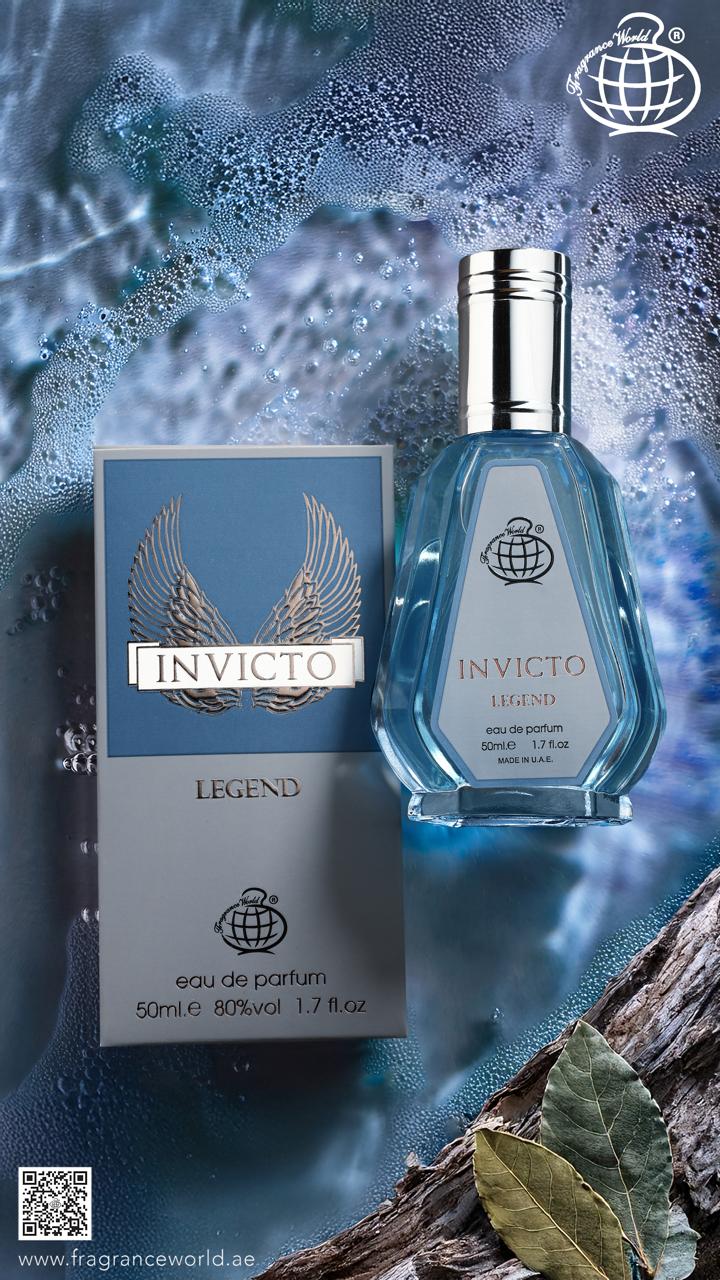 Eau de Parfum Invicto Legend by Fragrance World, Men, 50 ml - Dubai ...